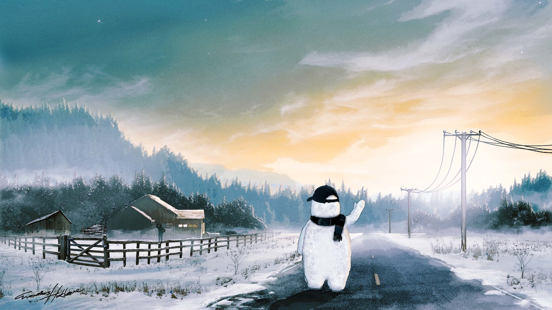 ArtStation - Snowman Concept Art