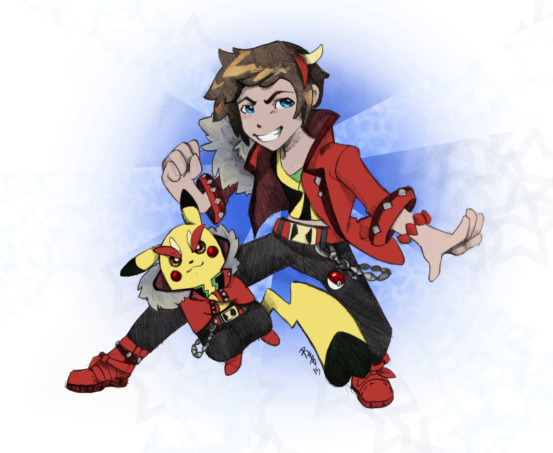 Pokemon Ruby Character Fanart