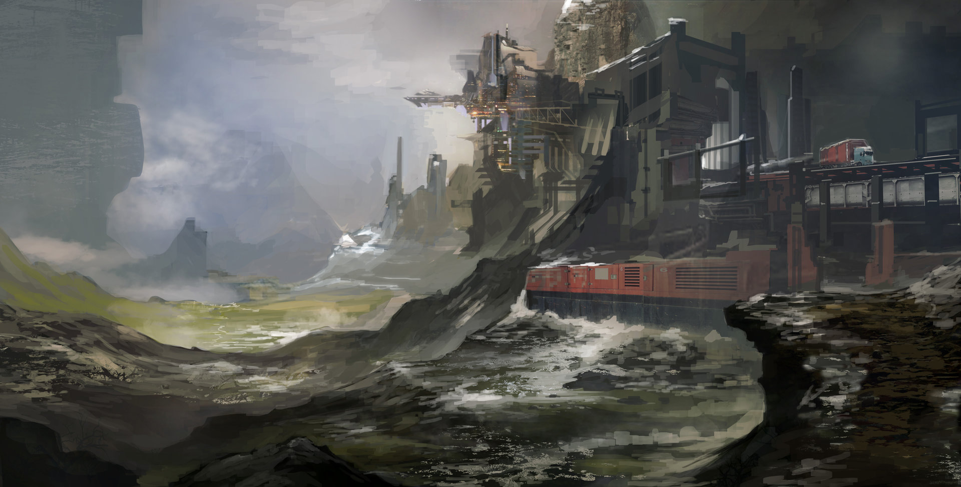 ArtStation - Prison Exterior