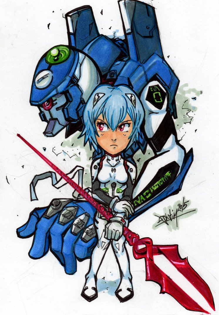 ArtStation - EVANGELION EVA 00 - Rei
