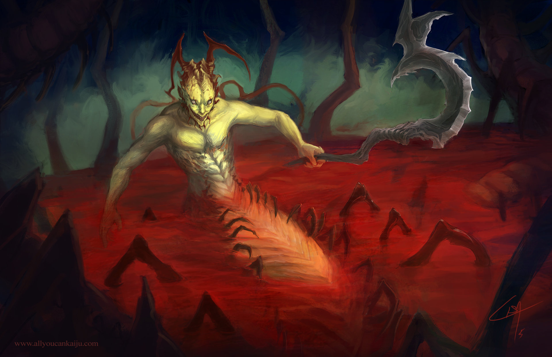 ArtStation - Centipede King