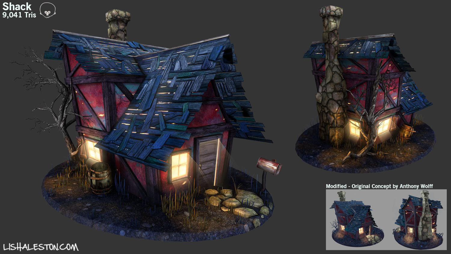 ArtStation - The Shack, Lisha Leston