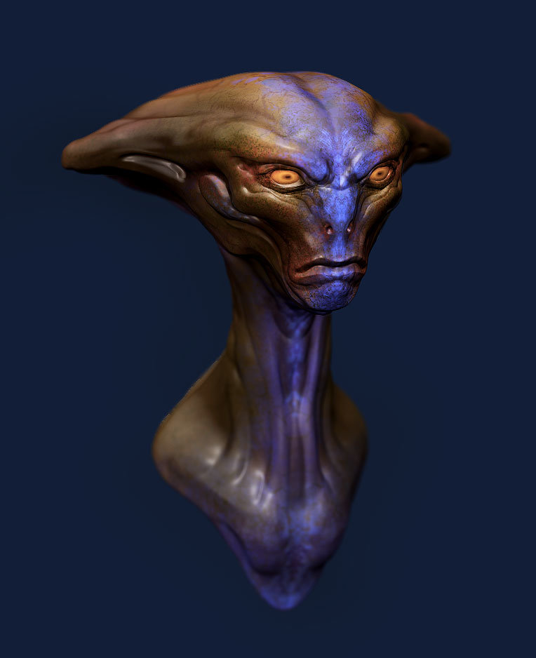 ArtStation - Alien Head