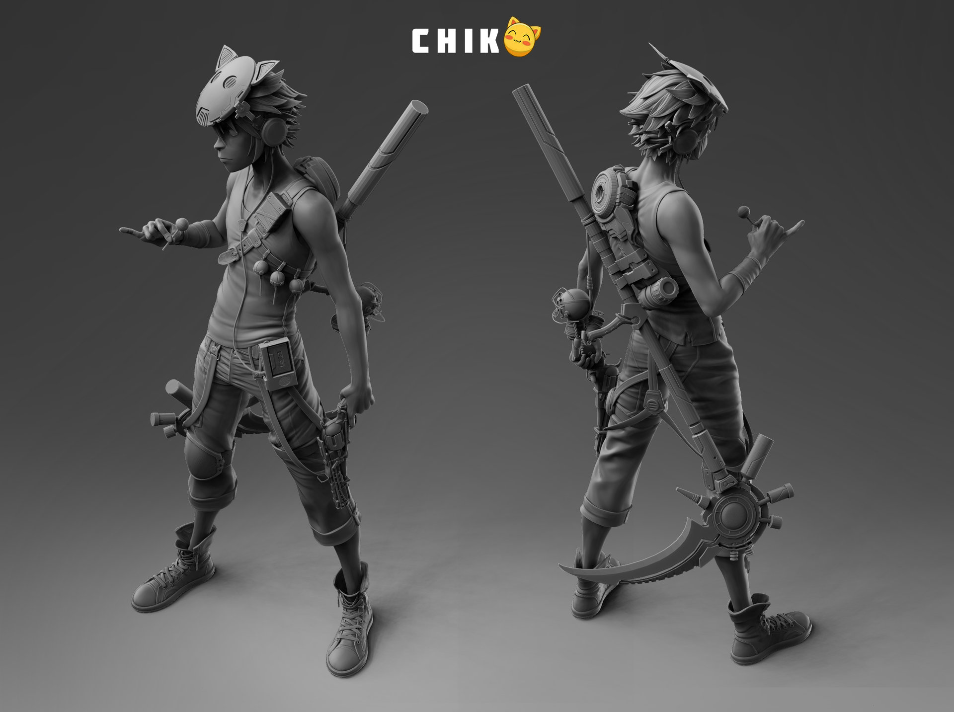 ArtStation - Chiko sculpt