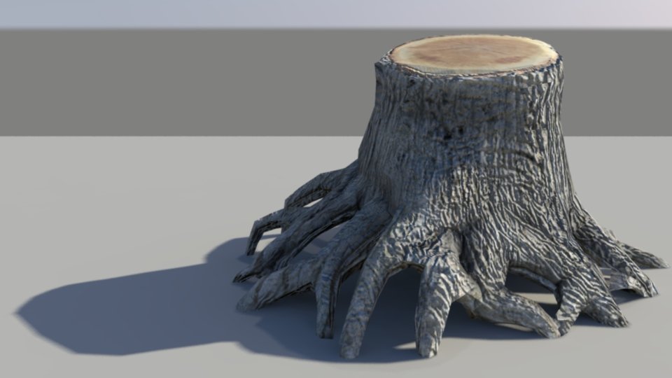 ArtStation - Tree Stump