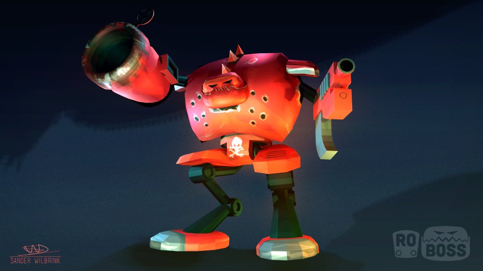 ArtStation - RoBoss - Boss Model