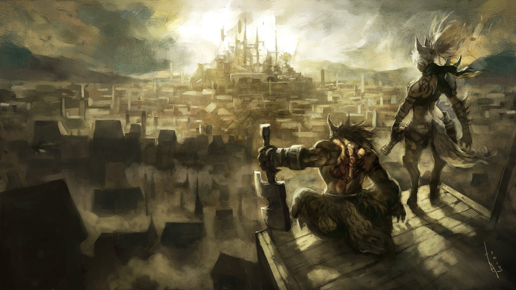 Evergreen Yeh - The kingdom, promotional art for game Myth of Mist