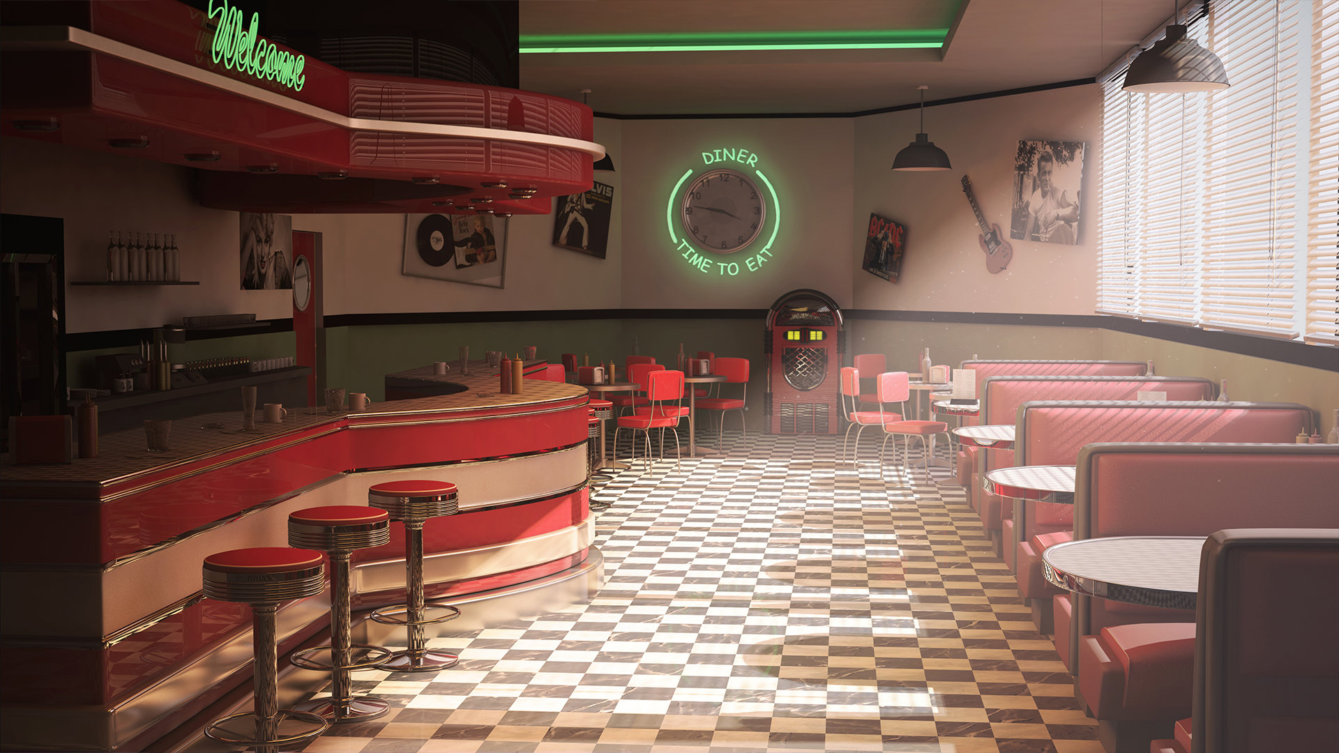 ArtStation - American Diner