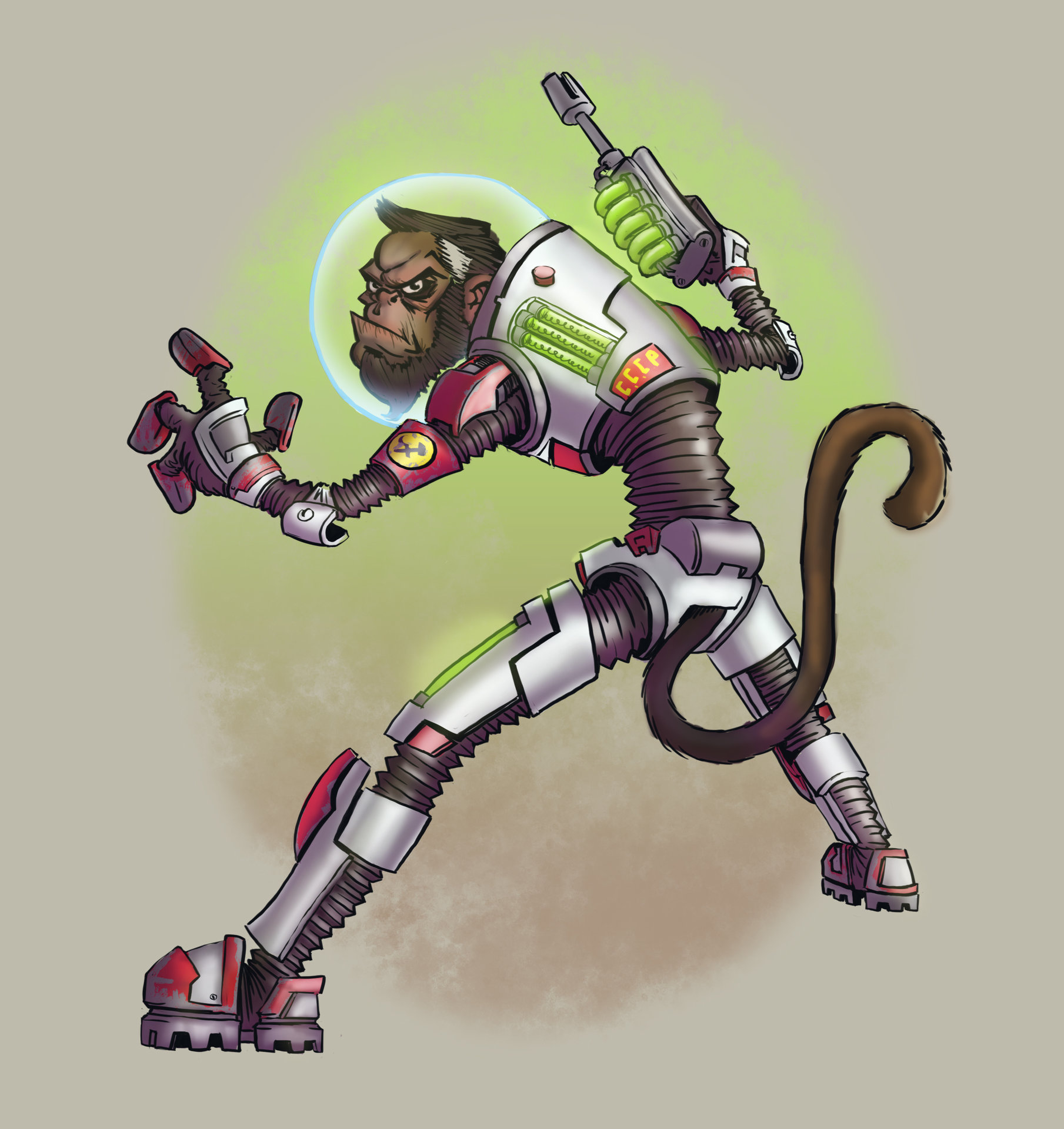 ArtStation - Primate Cosmonaut