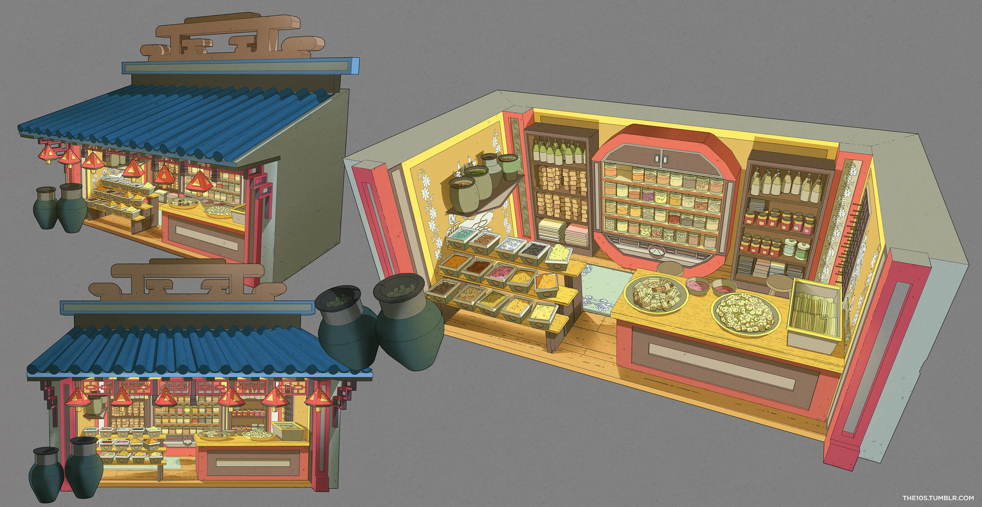 ArtStation - Spice Shop