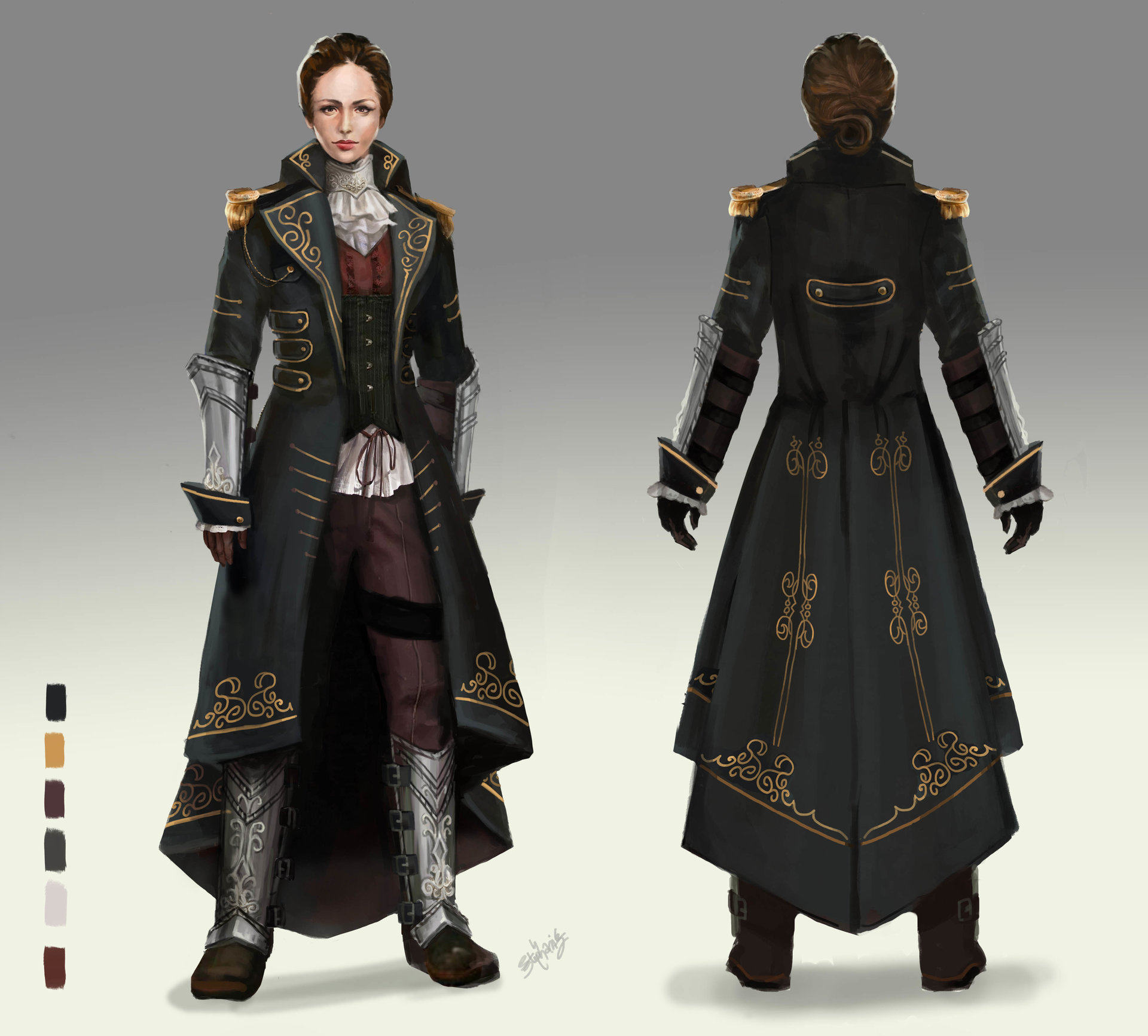 ArtStation - Neo-Victorian Soldier Concept