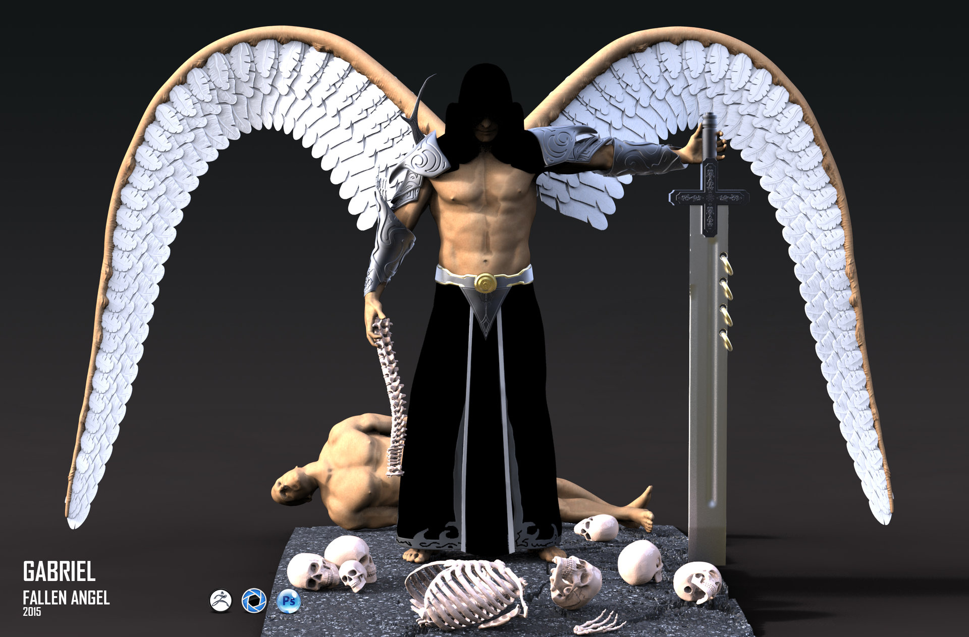 ArtStation - Fallen Angel