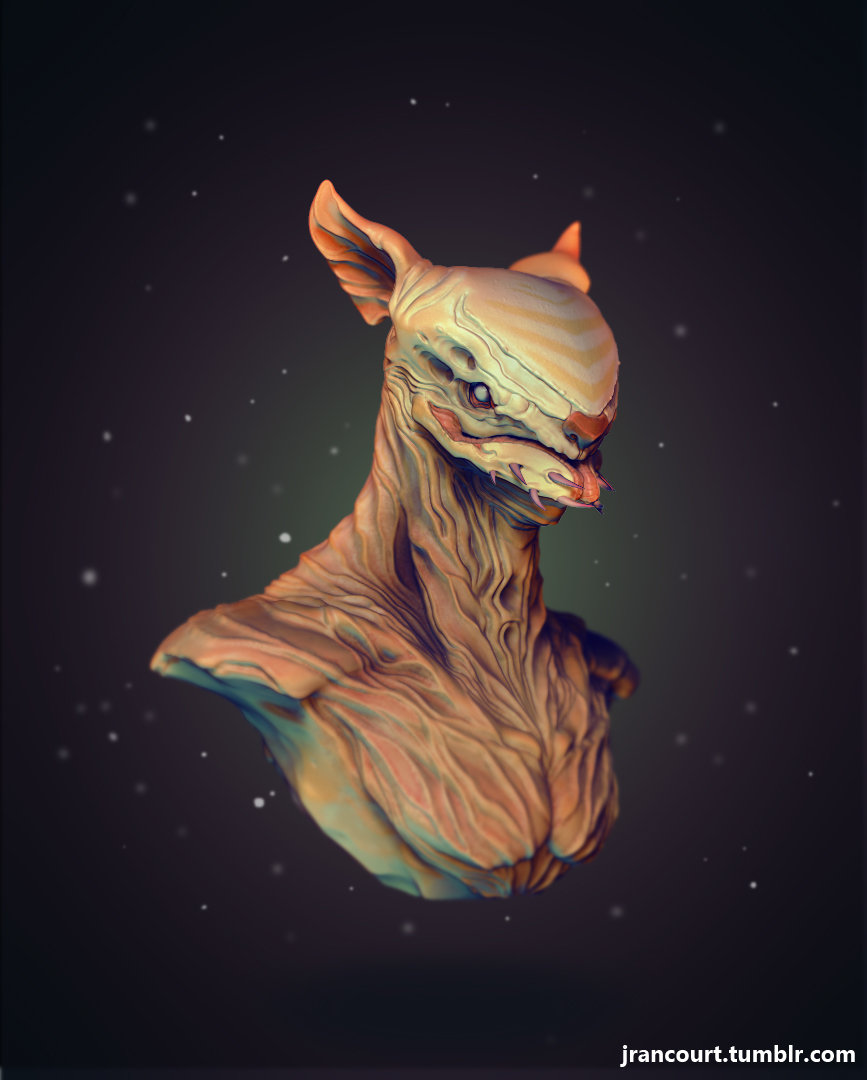 ArtStation - Creature Bust