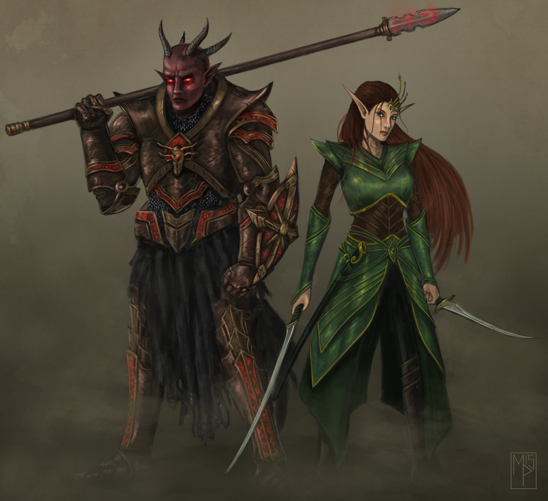 ArtStation - Sibling Rivalry