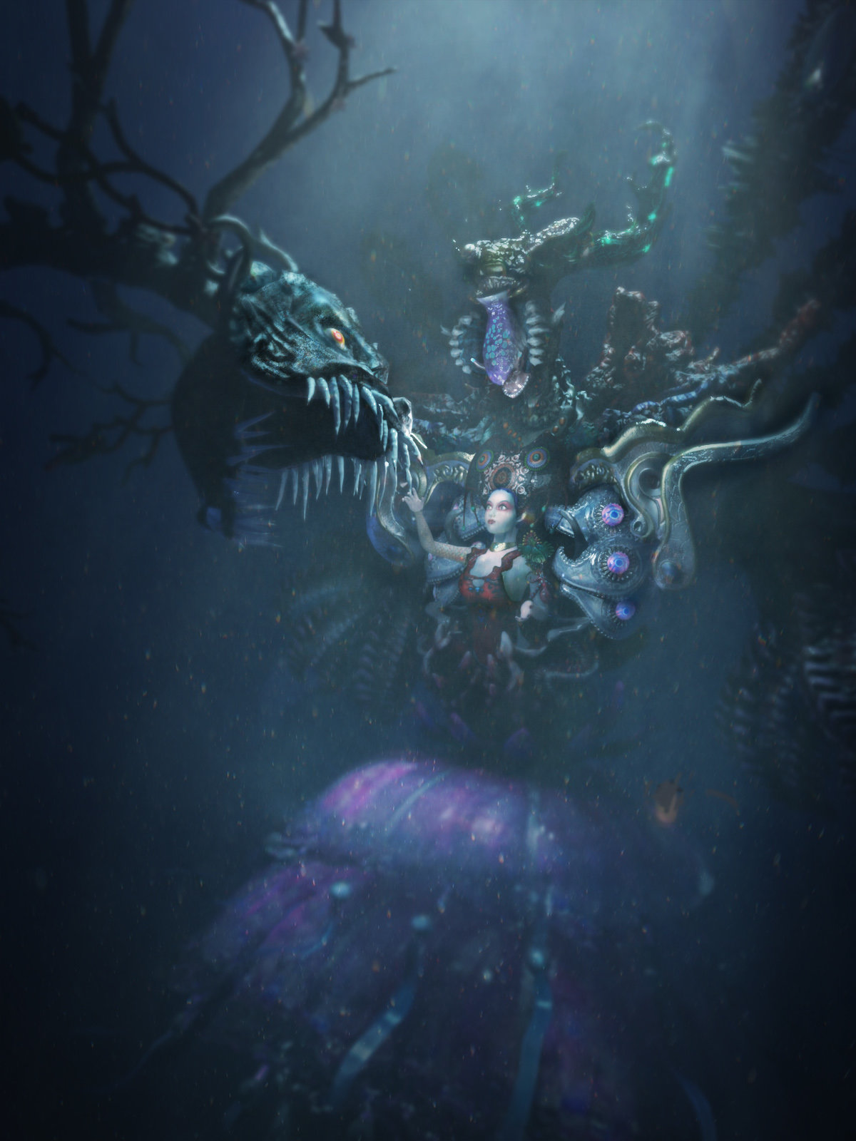 ArtStation - Chinese Sea Spirit