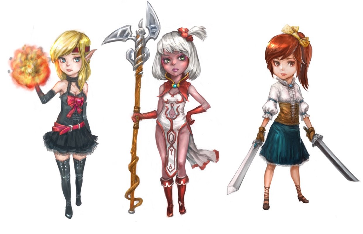 ArtStation - heroine concept