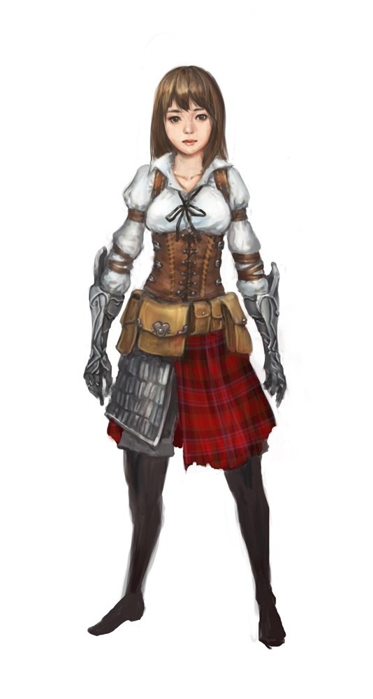 ArtStation - heroine concept