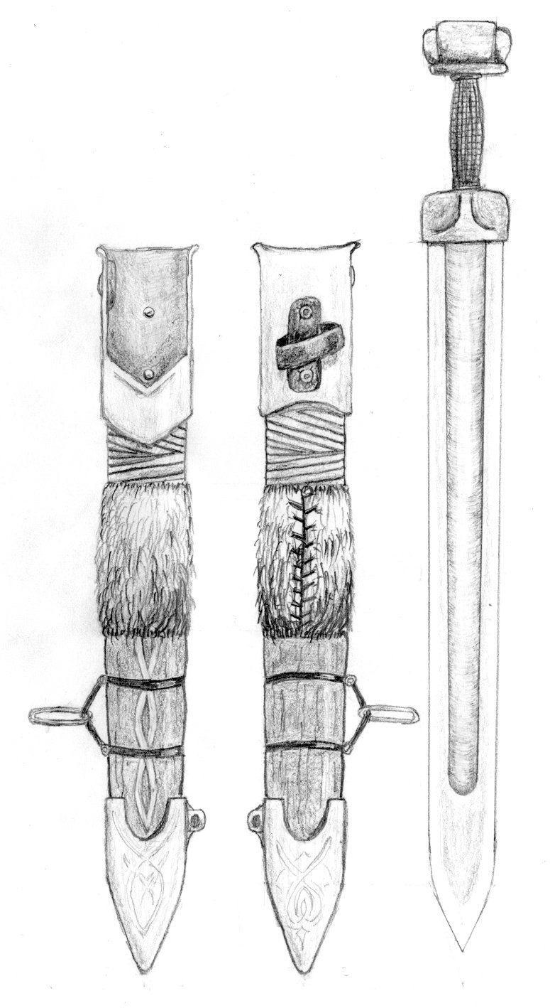 ArtStation - Sword and Scabbard