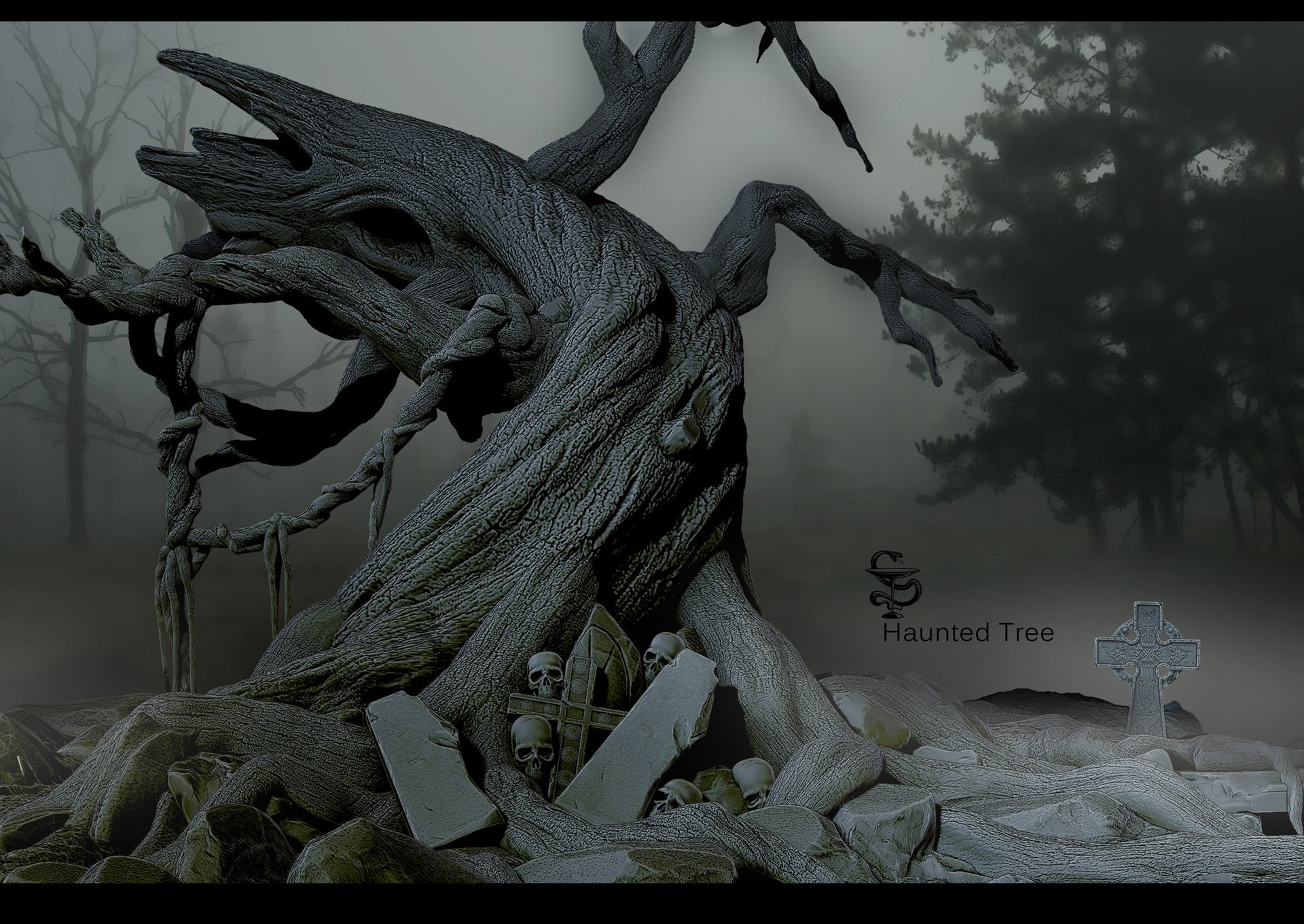 ArtStation - Haunted Tree