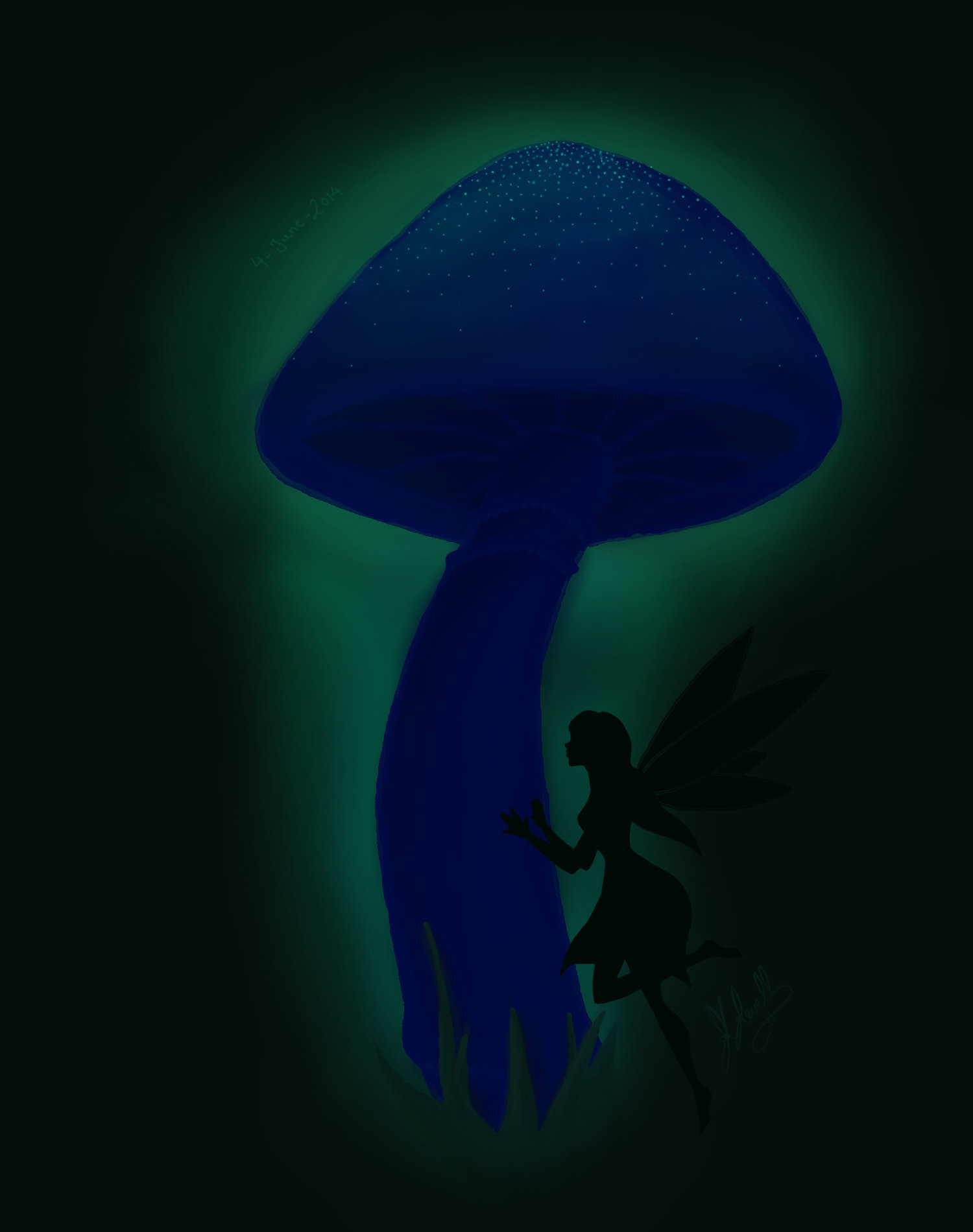 ArtStation - Fairy Glow - In the Night