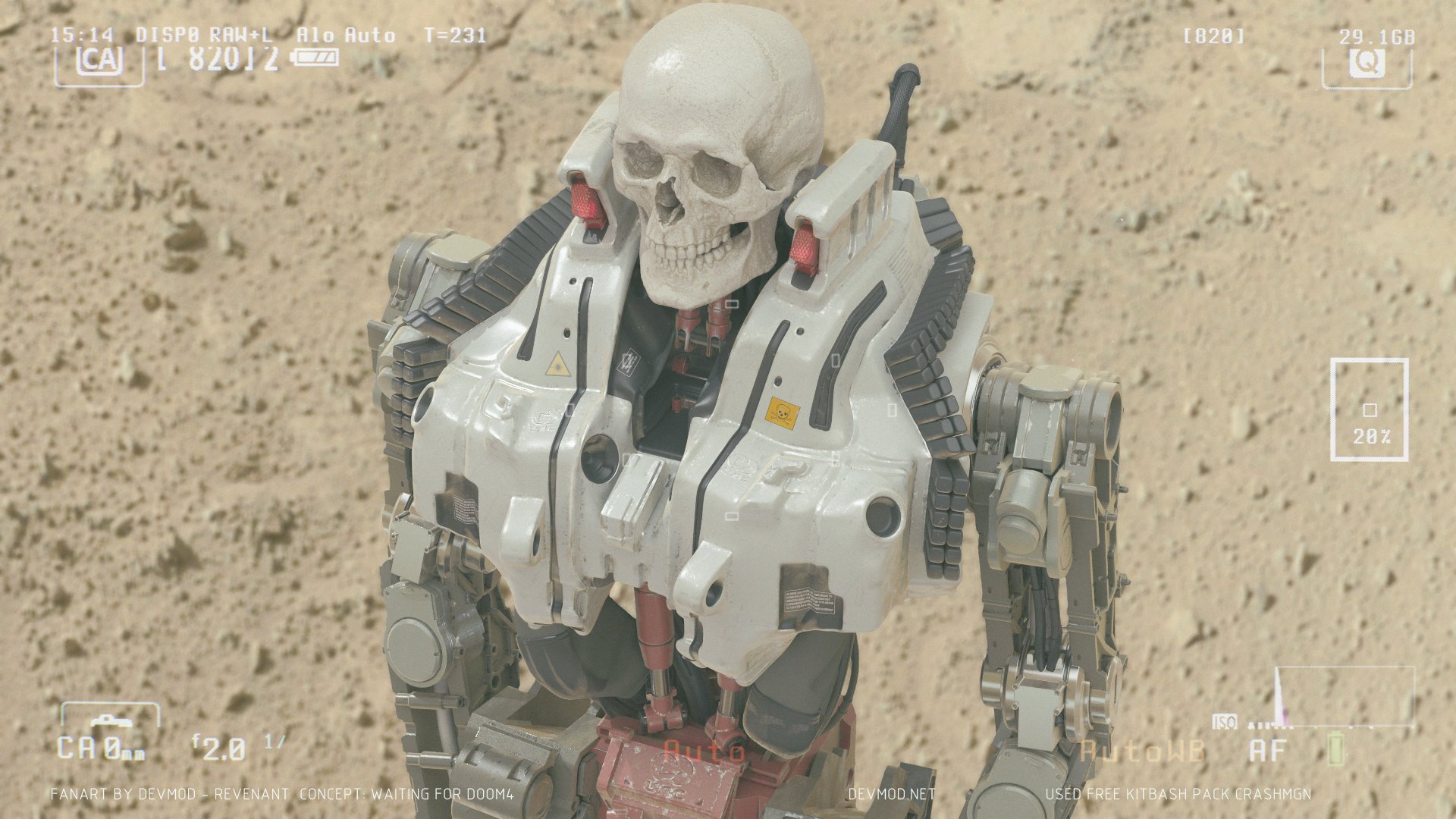 Devmod - Doom 4 Fan art revenant concept