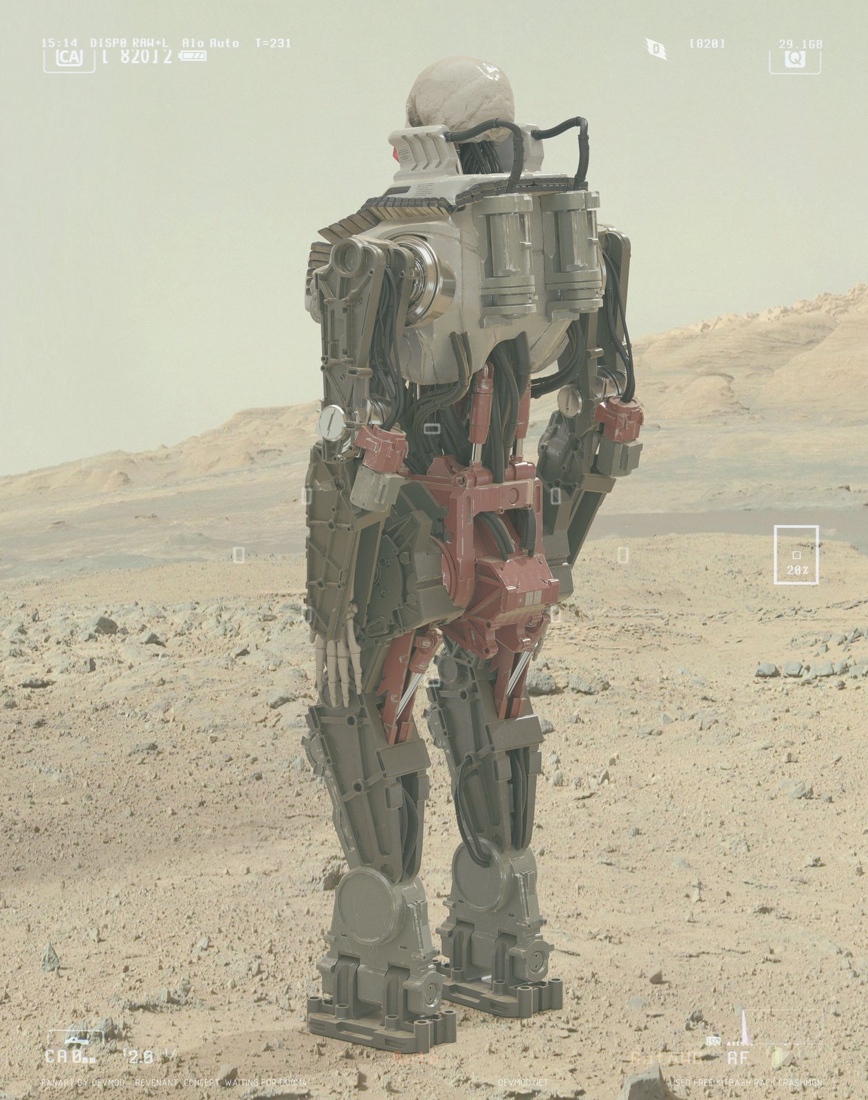 Devmod - Doom 4 Fan art revenant concept