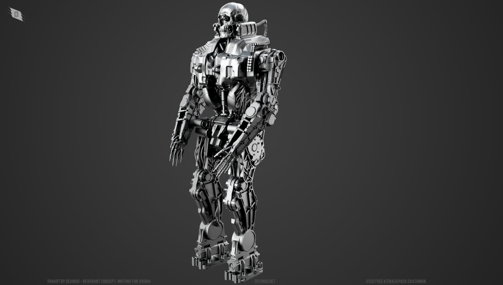 Devmod - Doom 4 Fan art revenant concept