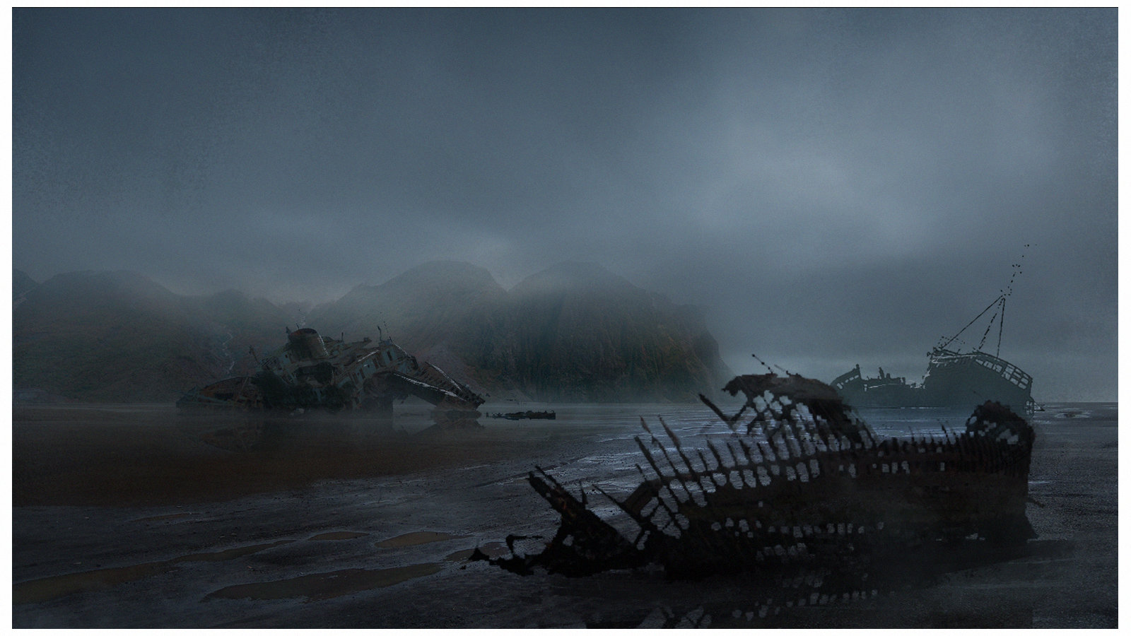 ArtStation - Coastal Shipwreck