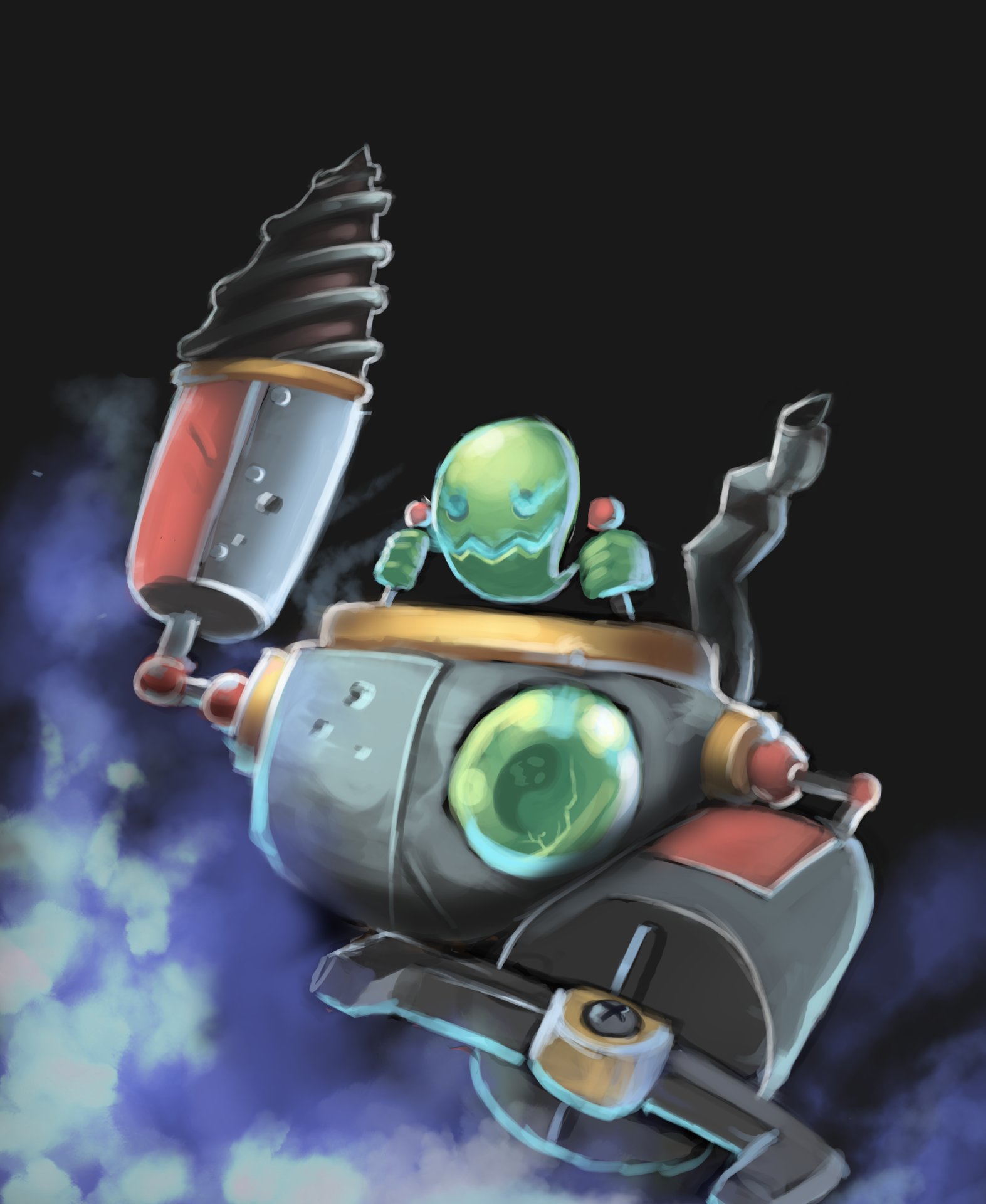 ArtStation - Concept art - ghost machine