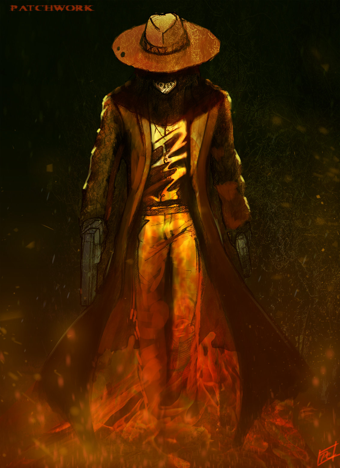 ArtStation - Cool Guys Walk In Fire