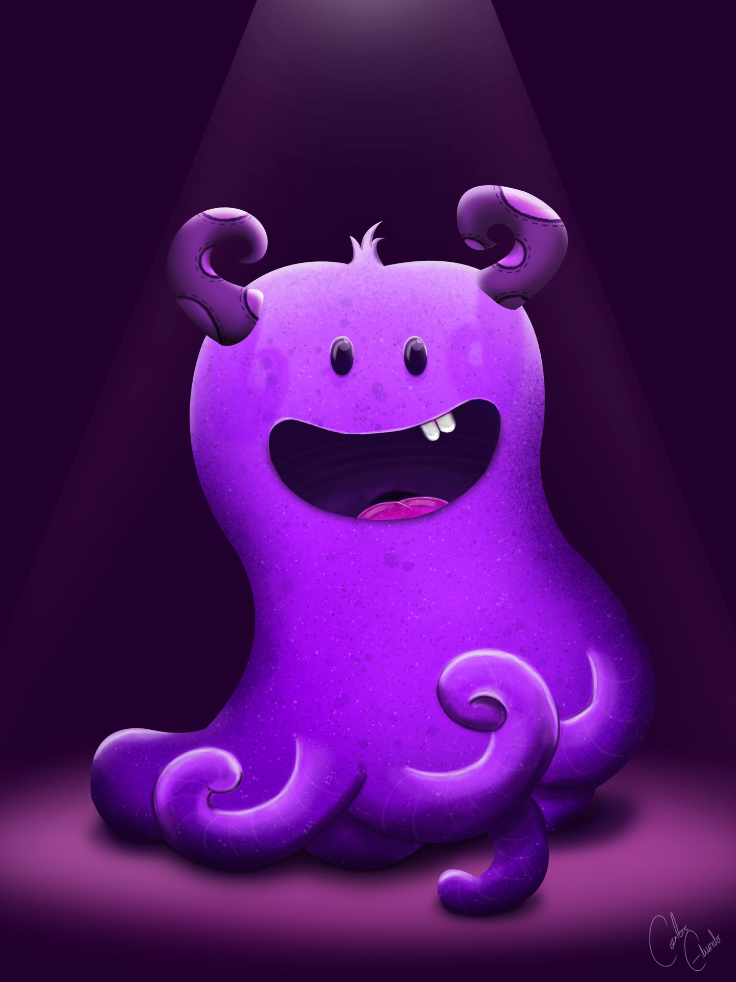 ArtStation - Purple Monster