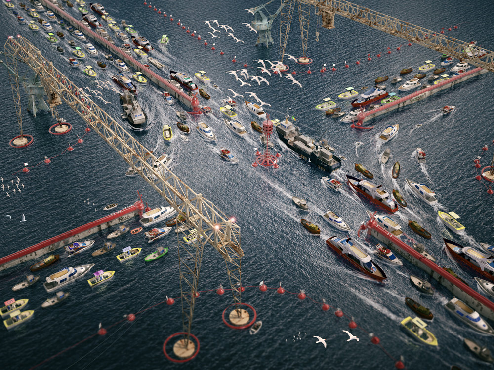 ArtStation - Marine Traffic. CGI.