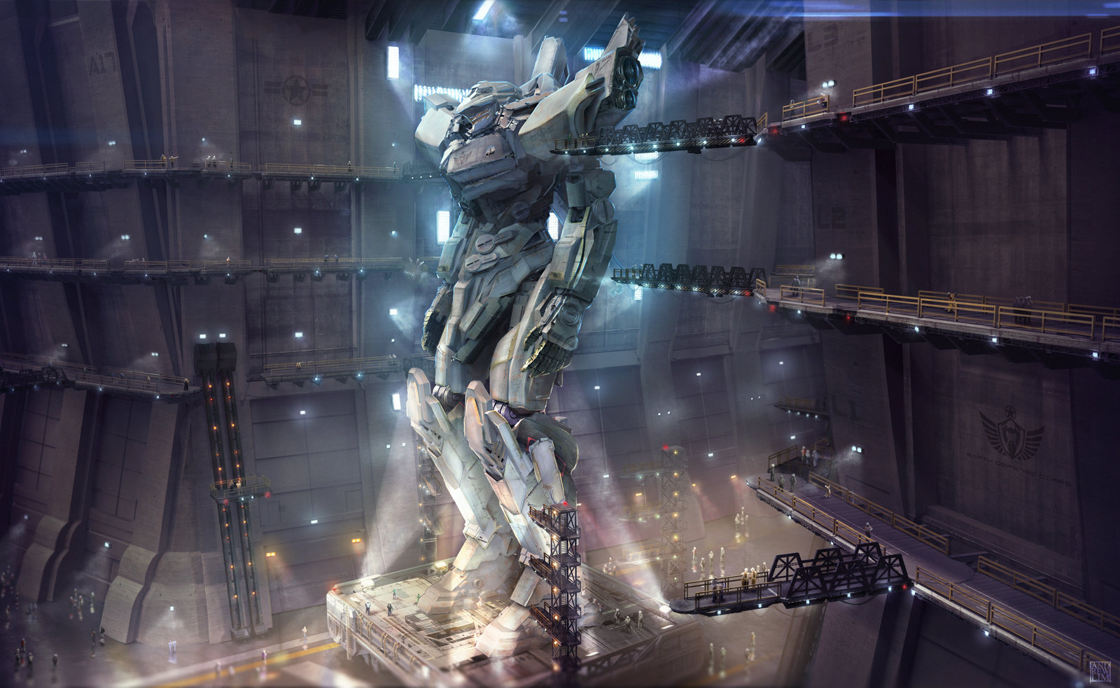 Andrew Lim - Earth Defense Corps Giant Mech Hangar Andrew Lim - Earth Defense Corps Giant Mech Hangar
