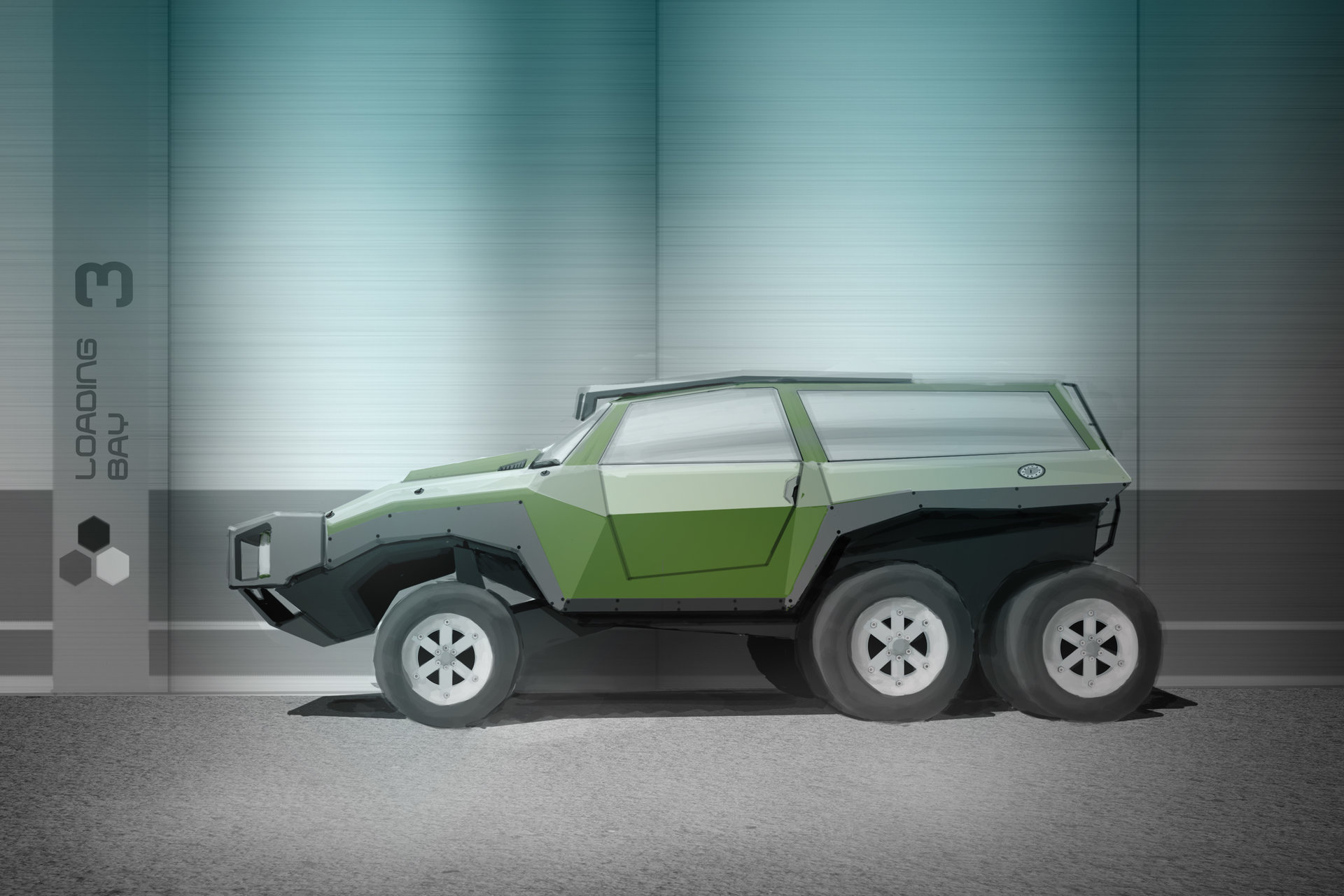 ArtStation - Future Jeep Concept 4