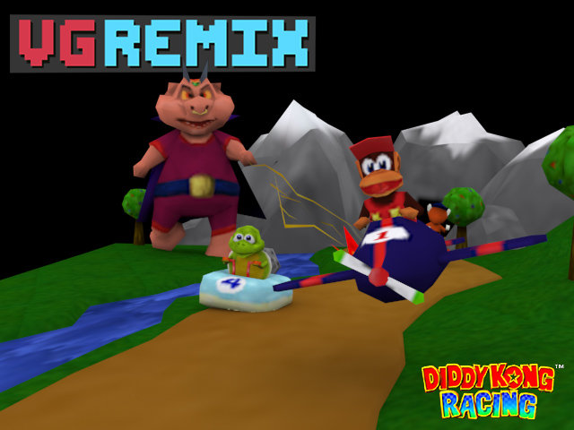 ArtStation - Diddy Kong Racing