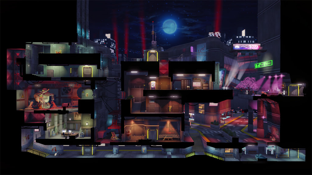 ArtStation - Overwiev of Downtown Beatdown