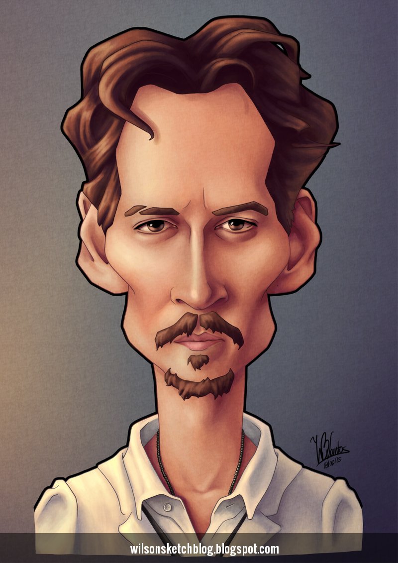 ArtStation - Johnny Depp (Caricature)