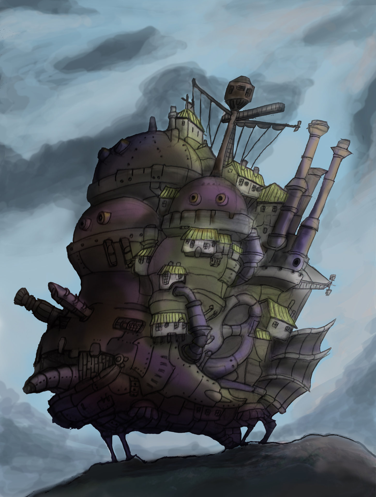 ArtStation - Moving Castle