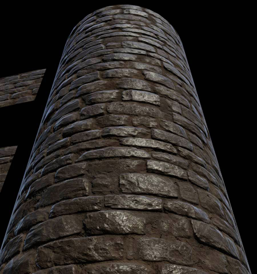 ArtStation - heavy stone wall