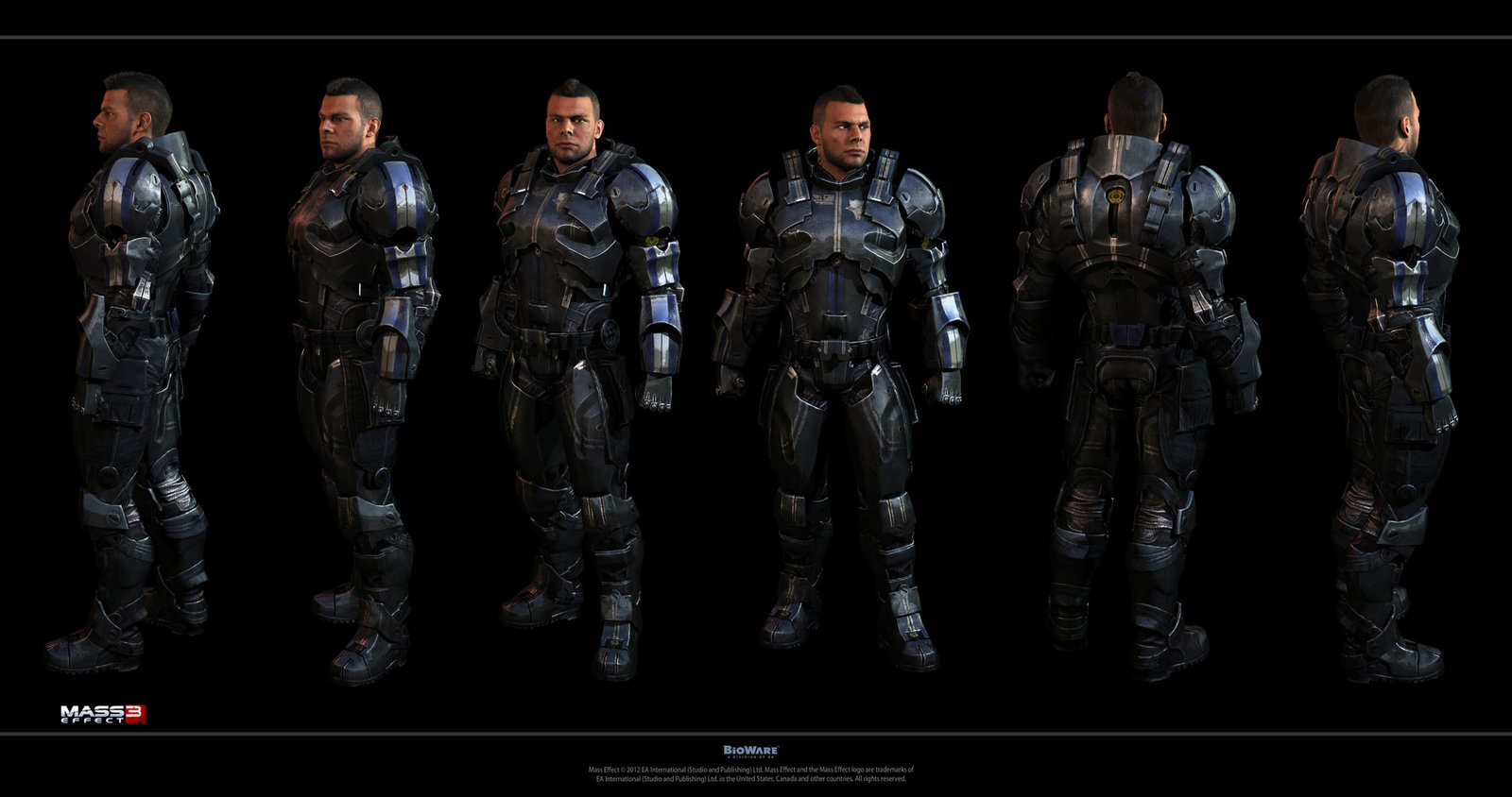 Rodrigue Pralier - Mass Effect 3 James full set