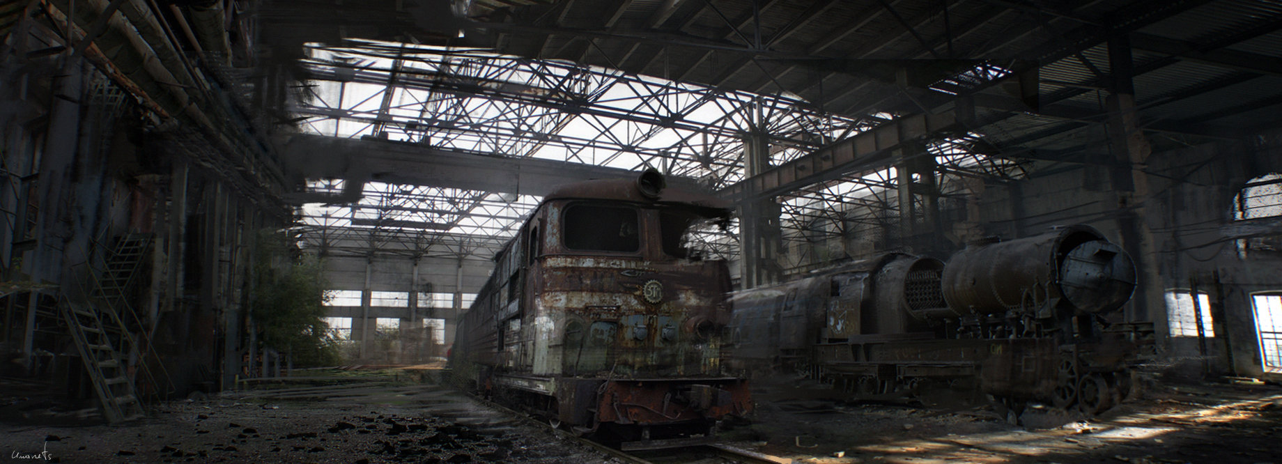 ArtStation - old station