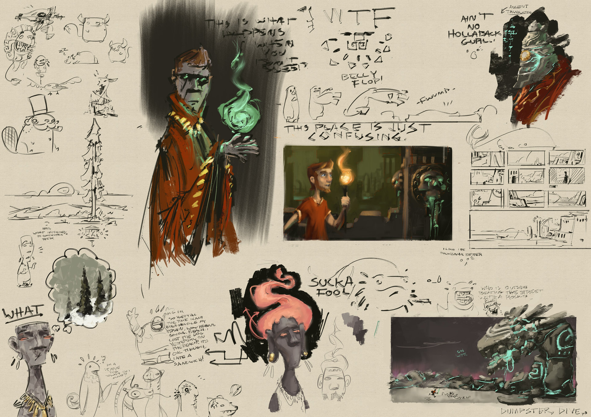 ArtStation - Dumpster Diving 1