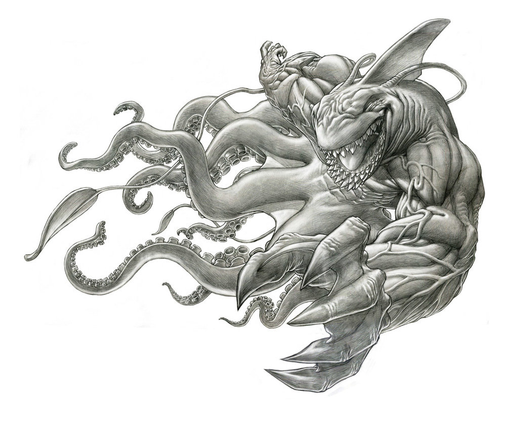 sharktopus drawing