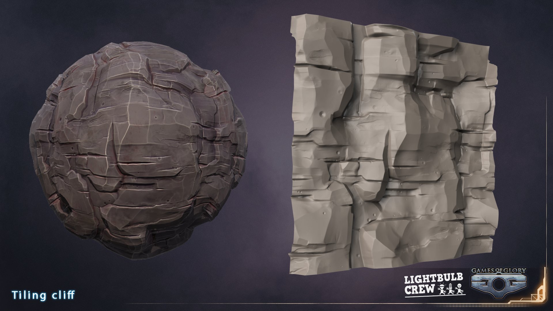 ArtStation - GOG _ tiling cliff texture