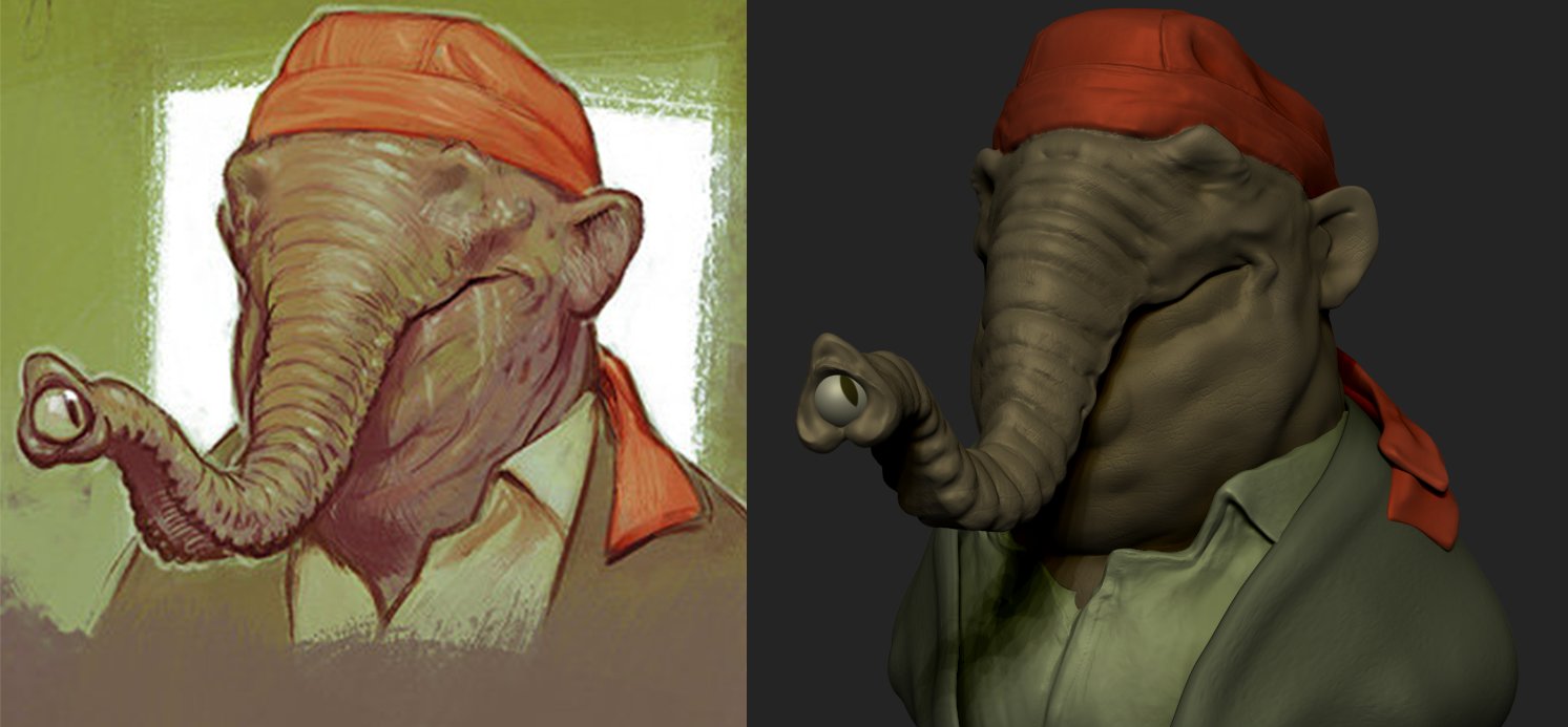 ArtStation - Elephant Man - March 4 2015