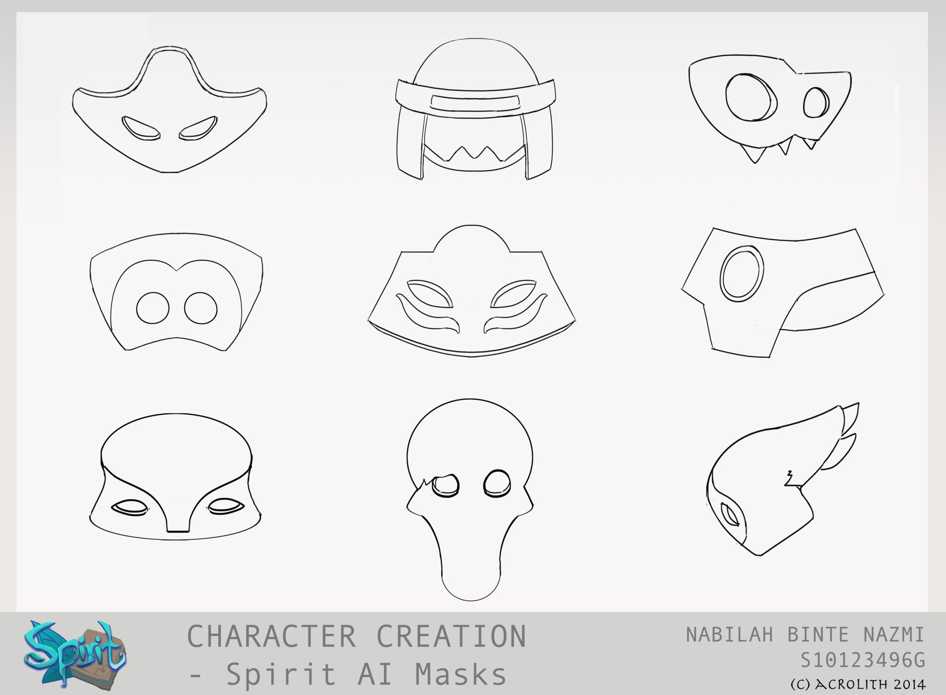 ArtStation - Spirit - Spirit Masks