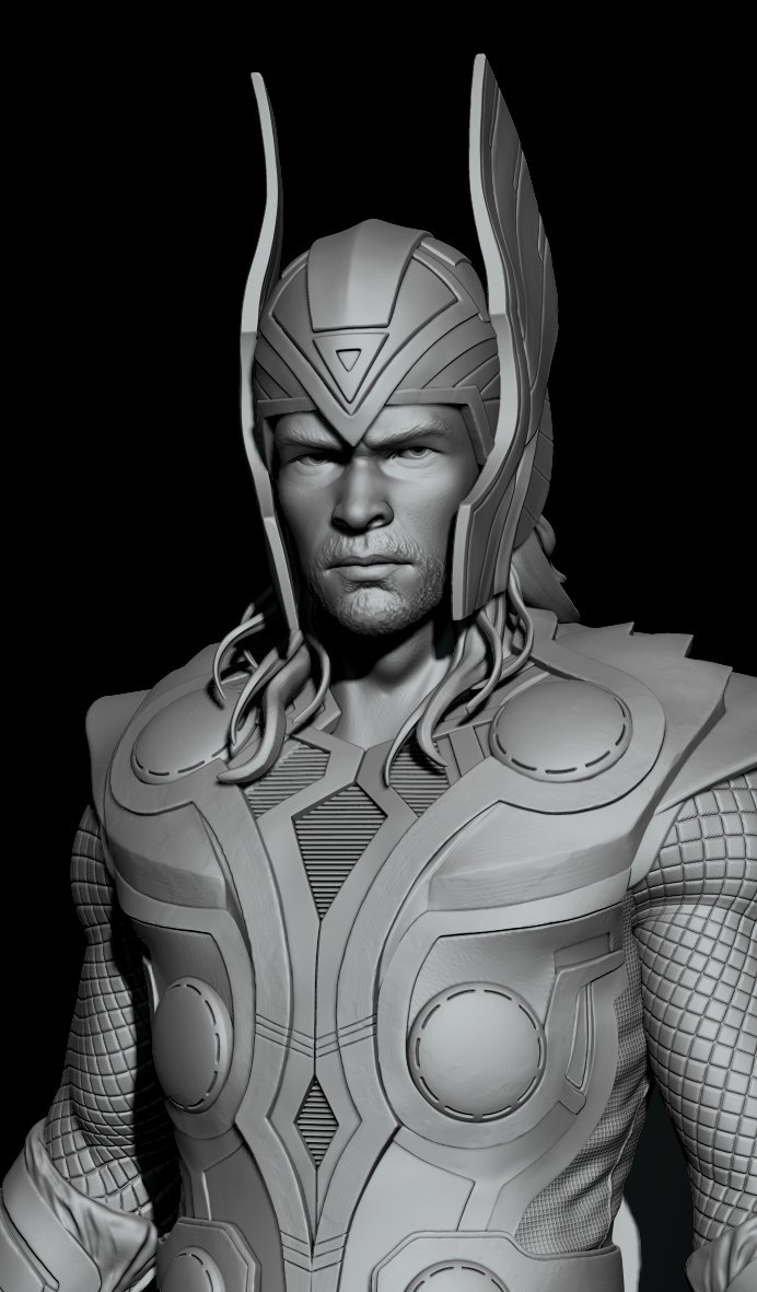 ArtStation - Thor WIP