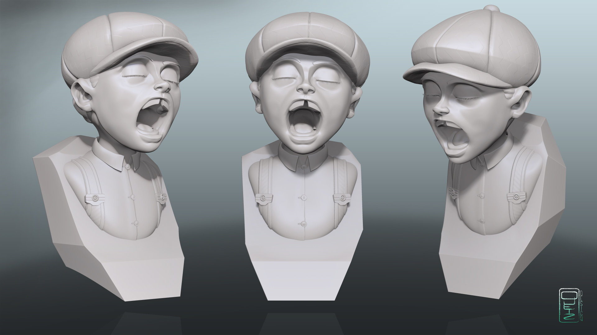 ArtStation - Character Concept Paper Boy