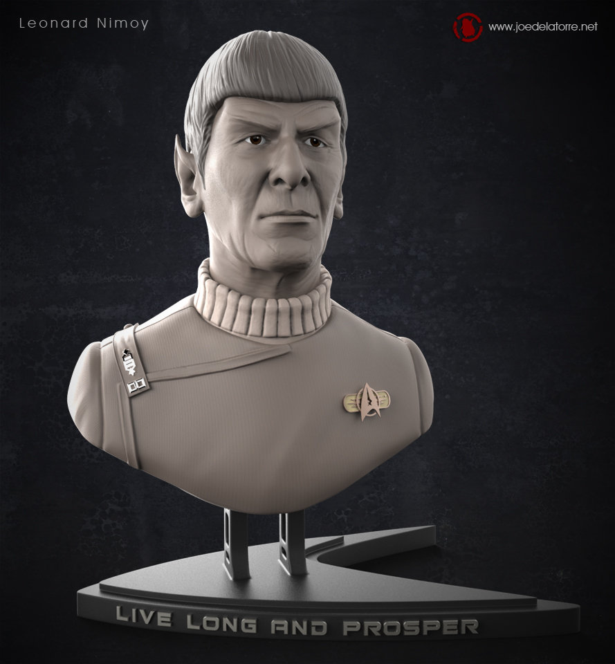 ArtStation - Leonard Nimoy Tribute, Joe Dela Torre