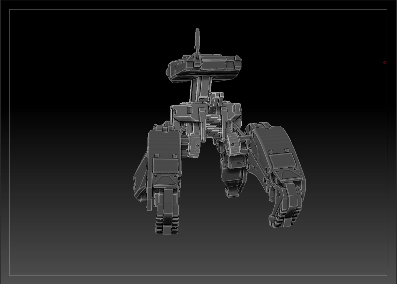 P - 4-legs Mech Design